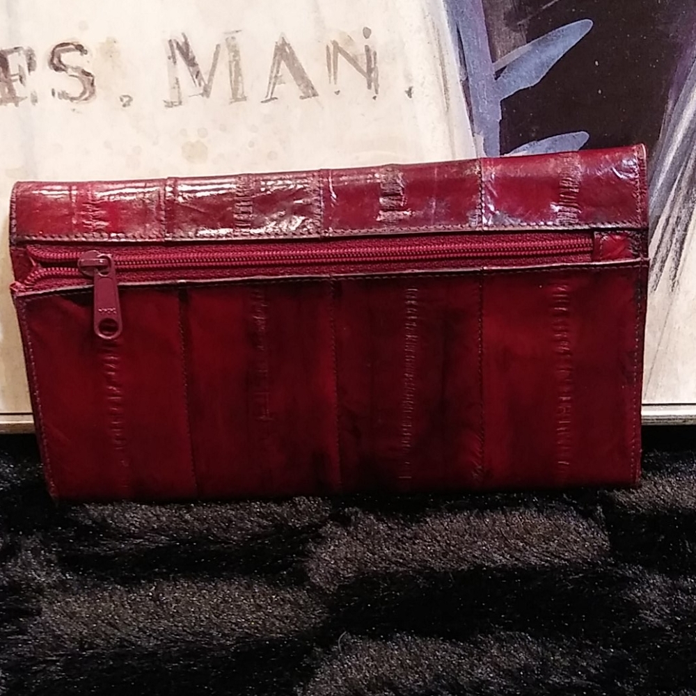Eel Skin Wallet - Gem